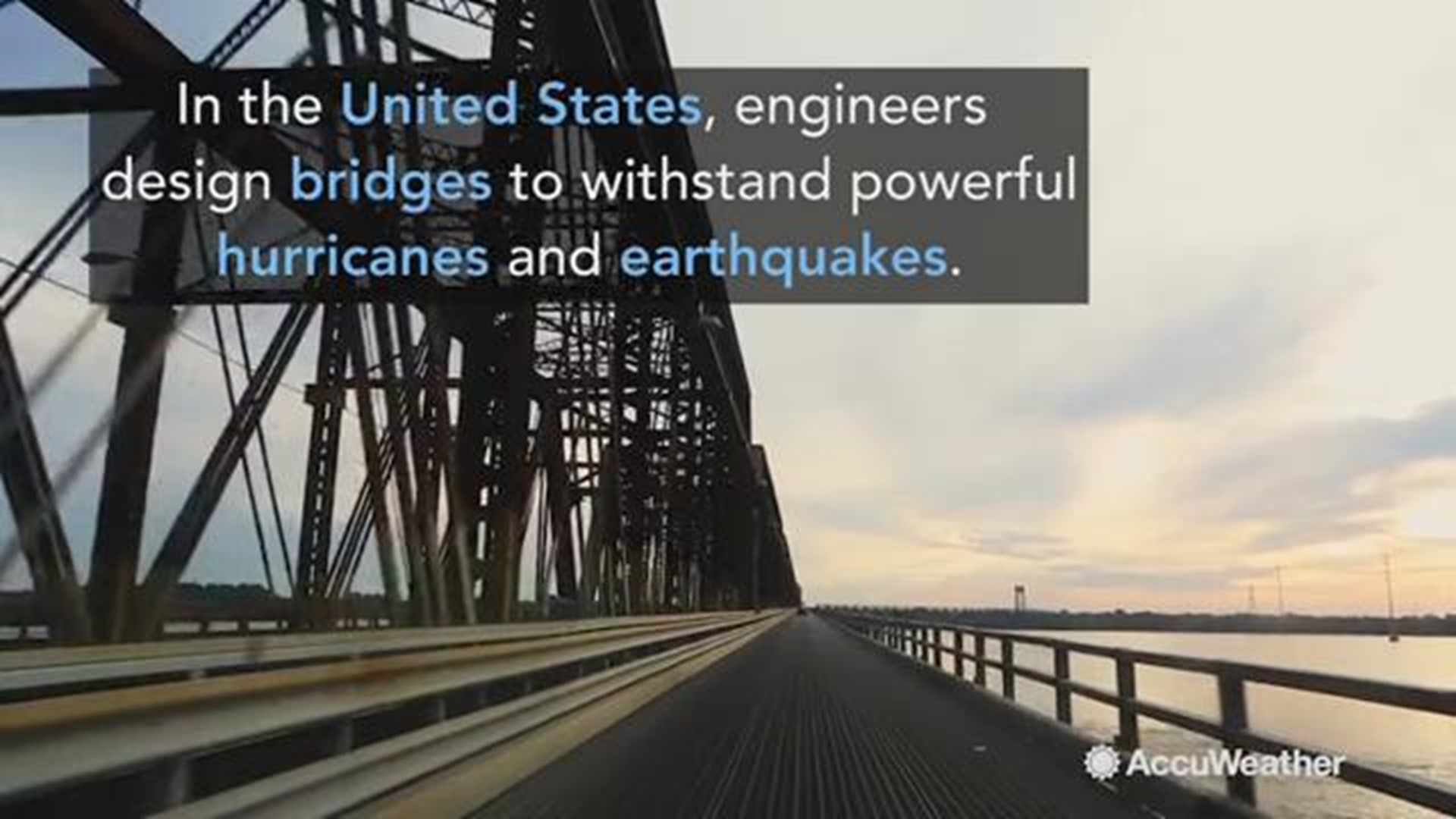 How engineers construct bridges to withstand hurricanes and earthquakes ...