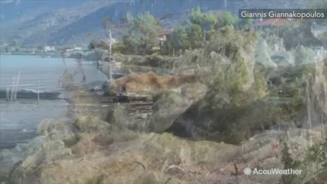 Town in Greece covered in thousands of spider webs | king5.com