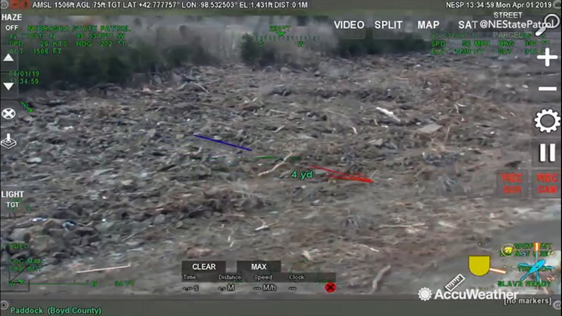 Helicopter footage shows damage revealed from flooding | king5.com