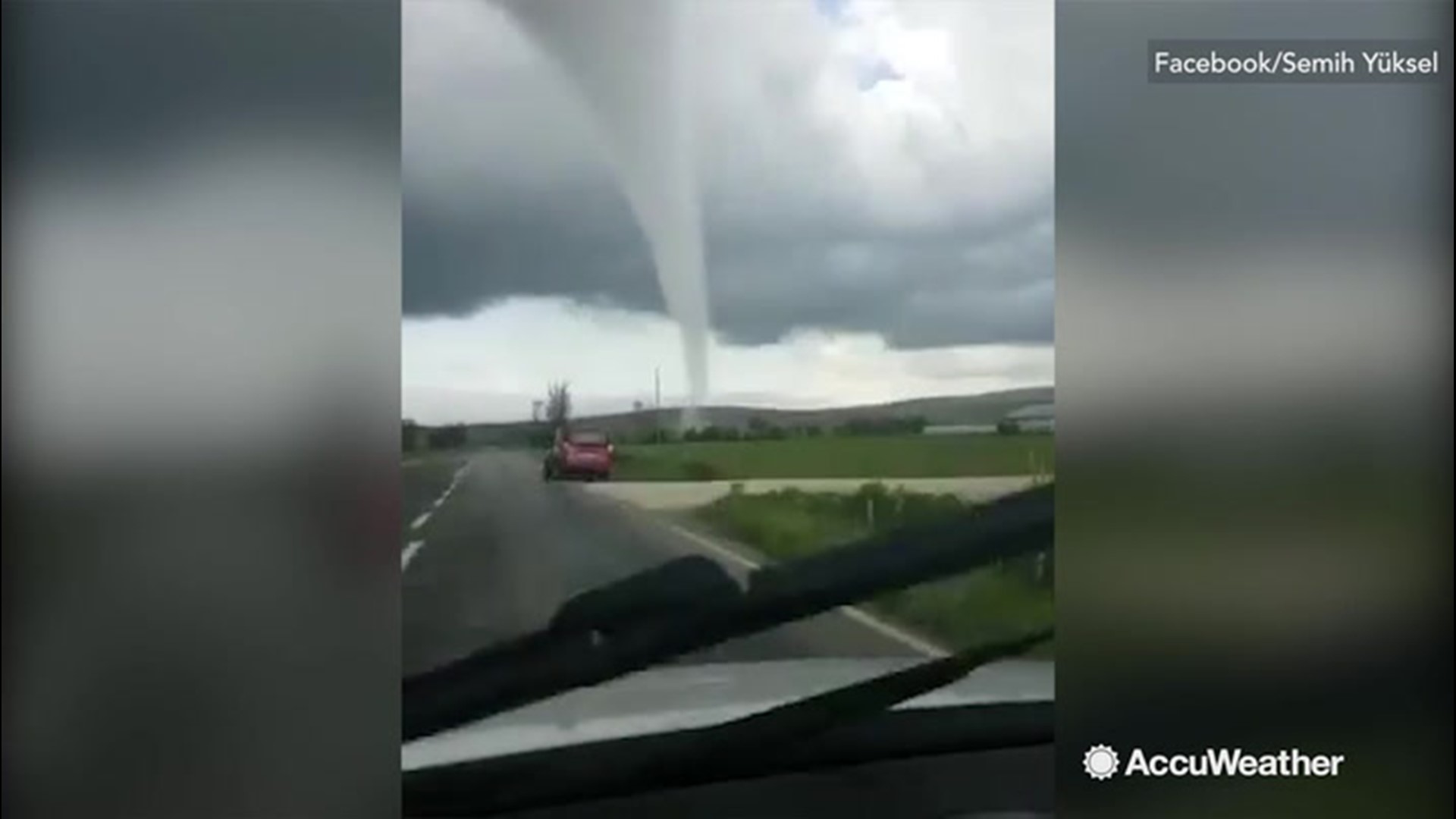 Stunning cone tornado tears across field in Turkey | king5.com