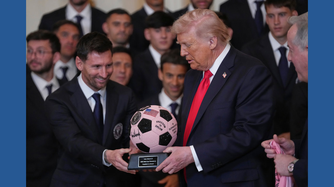 Lionel Messi and Inter Miami feted by President Donald Trump at the ...