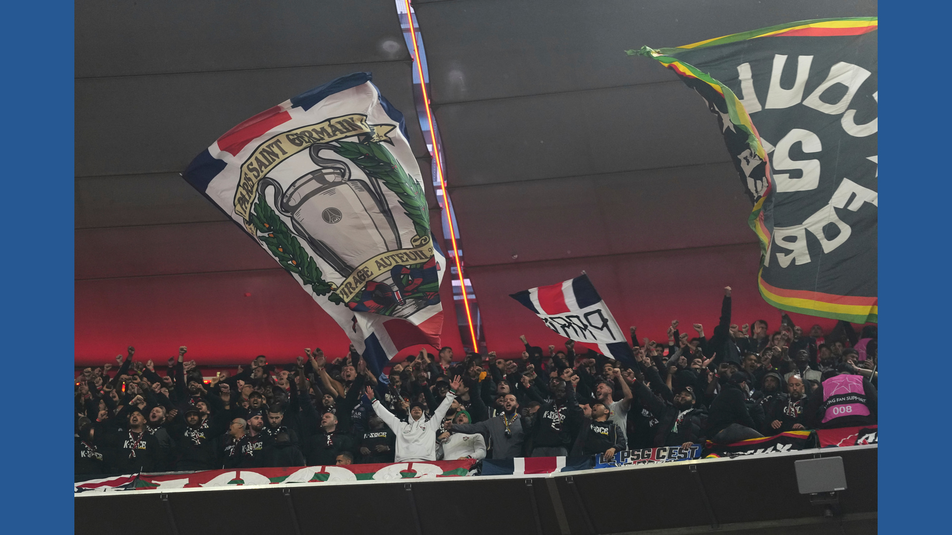Champions League final features rival songs as Arsenal and PSG fans ...