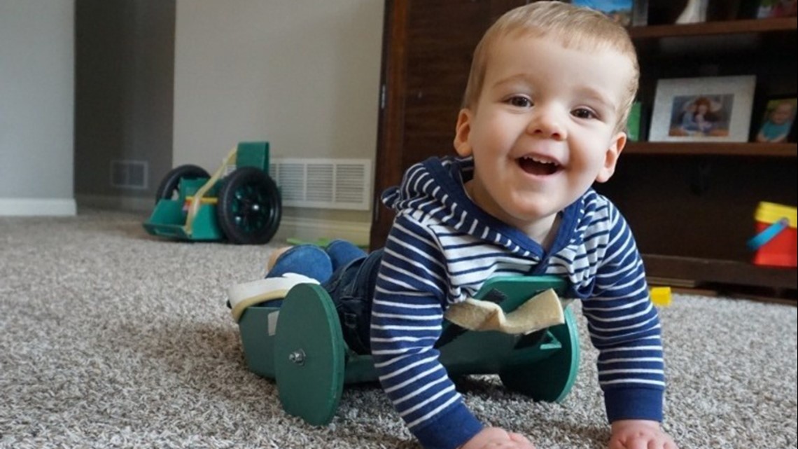 Parents invent 'The Frog' device for son with disability | king5.com