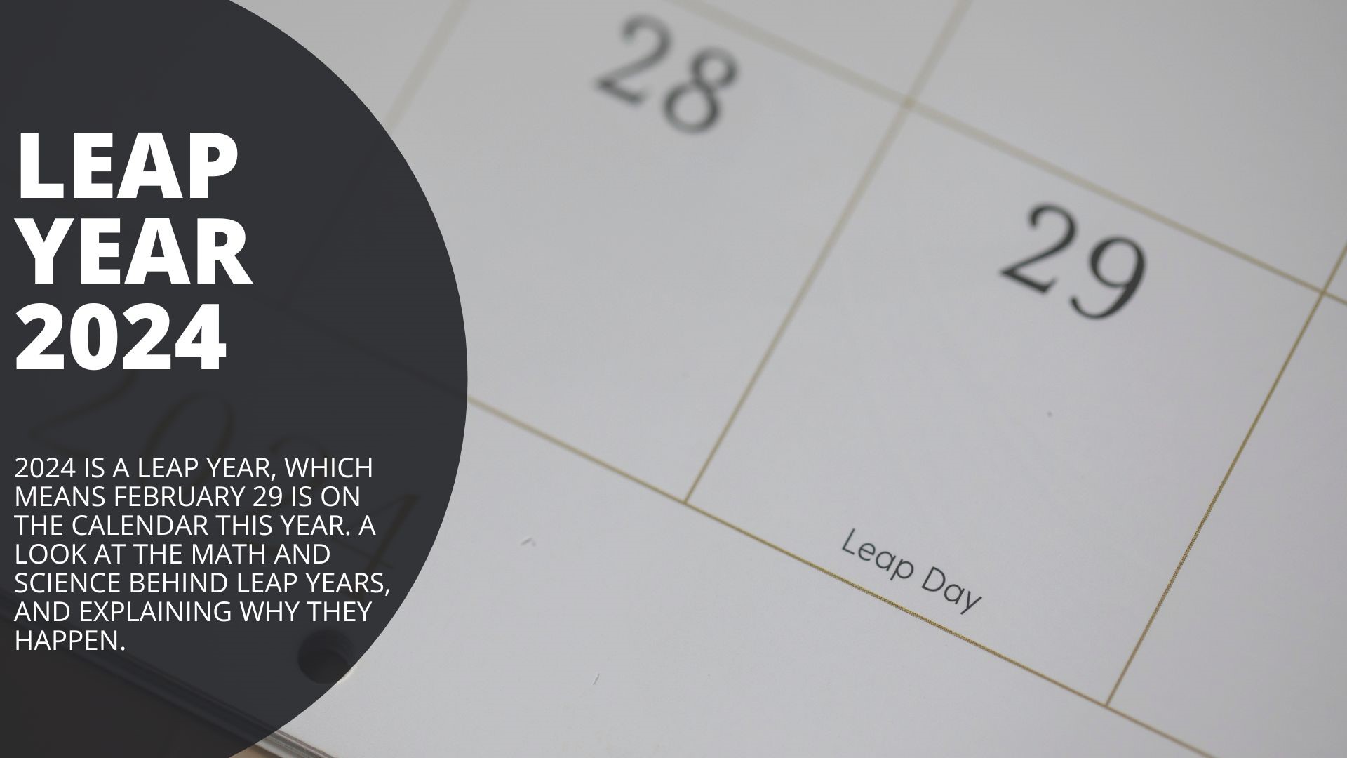 In The News Now What Is A Leap Year And Why Do They Happen King5 In The News Now What Is A Leap Year And Why Do They Happen King5