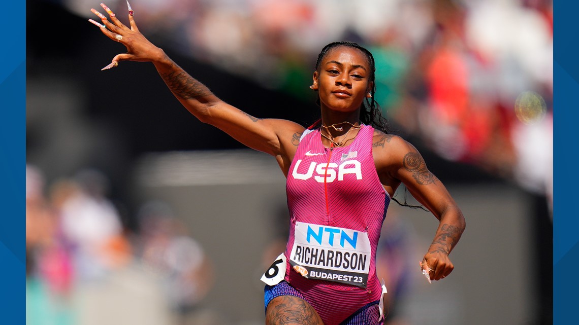 Sha'Carri Richardson advances in 100-meter heats at worlds 2023 | king5.com