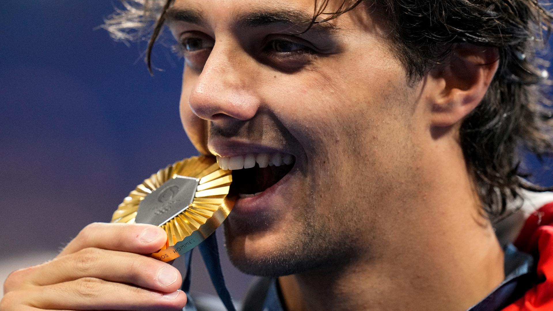 2024 Paris Olympics: Why do athletes bite their medals? | king5.com