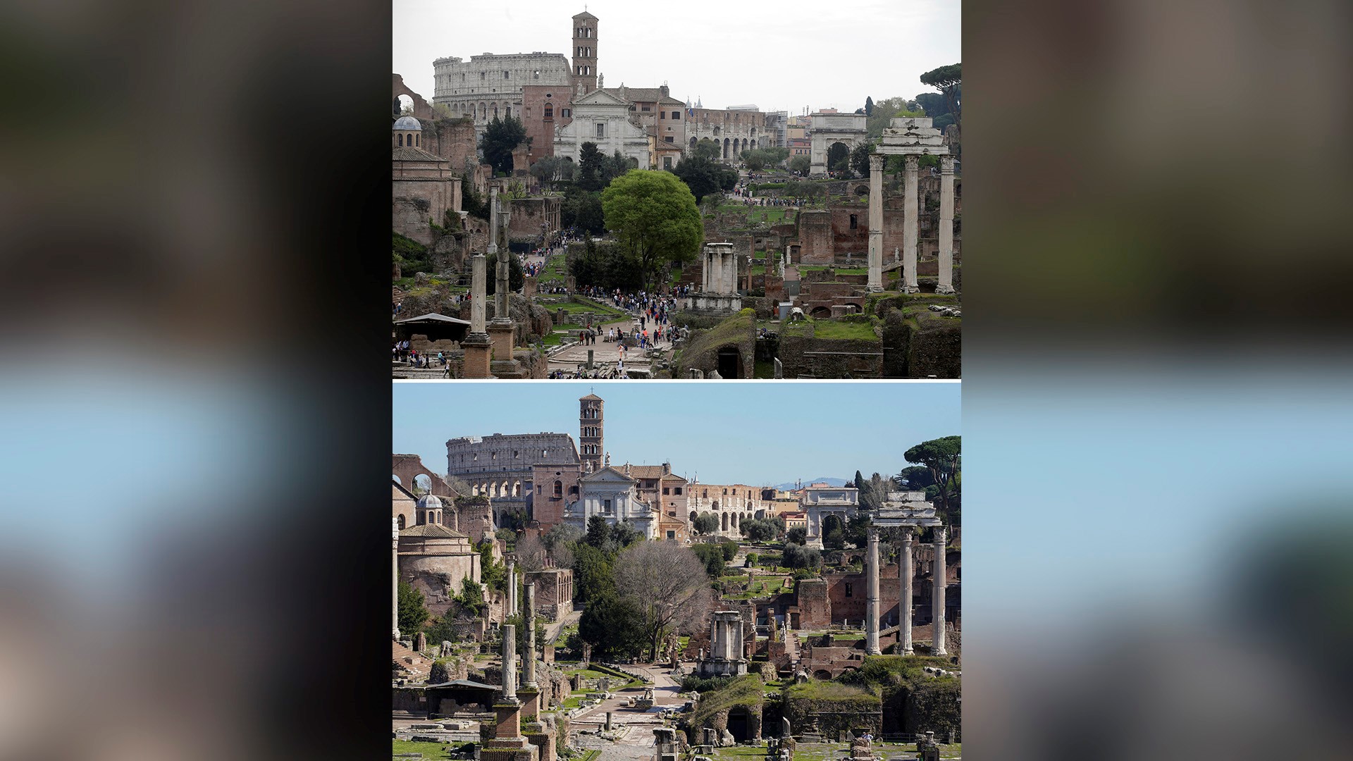 Coronavirus: Here's Rome before and after nationwide lockdown | king5.com