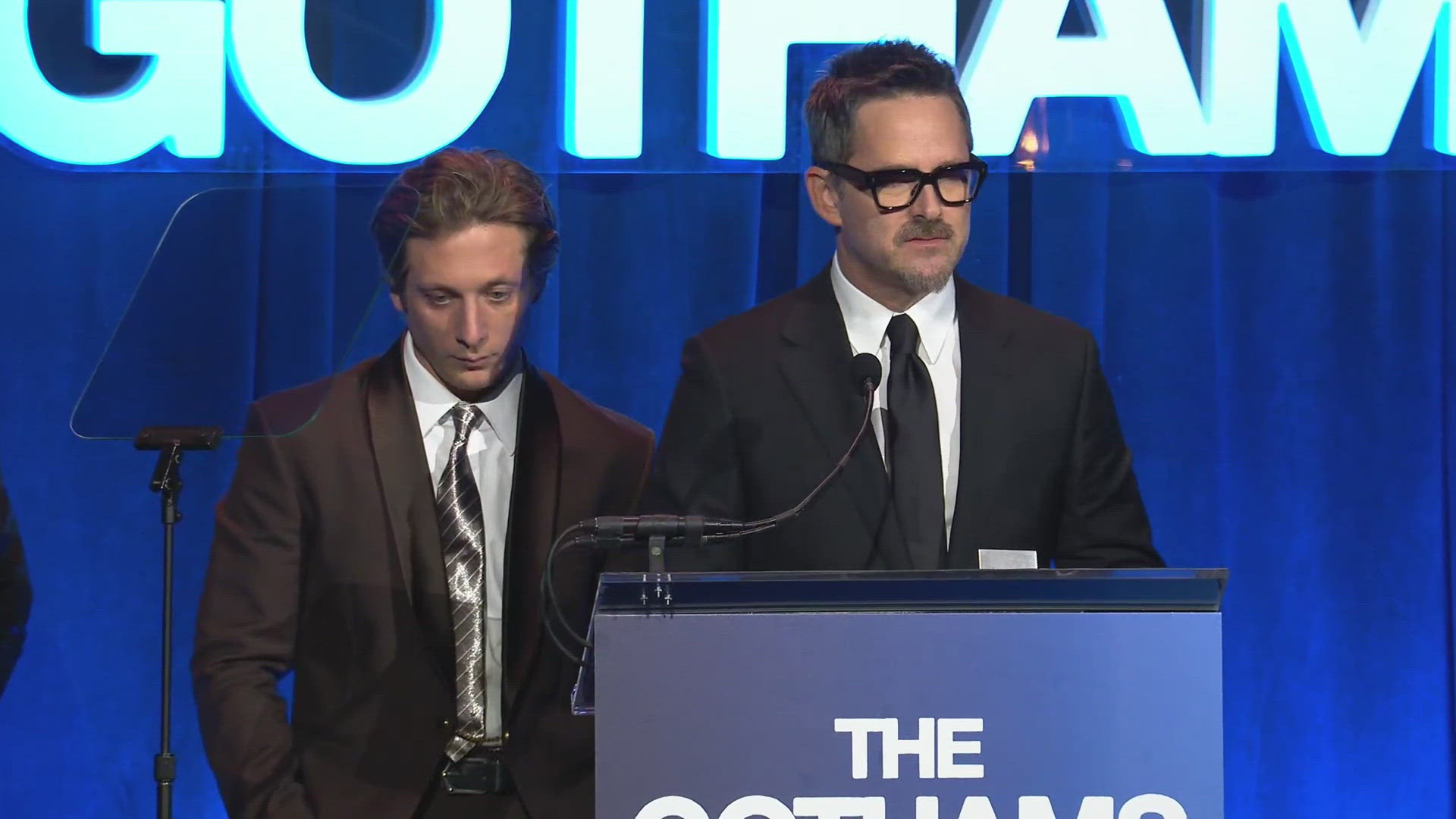 Jeremy Allen White, Scott Cooper accept Cultural Icon award at Gothams ...