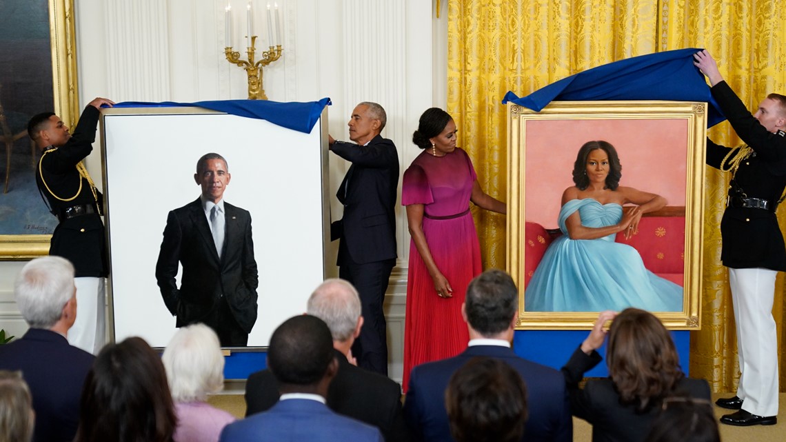 Here they are: Obamas unveil their White House portraits | king5.com