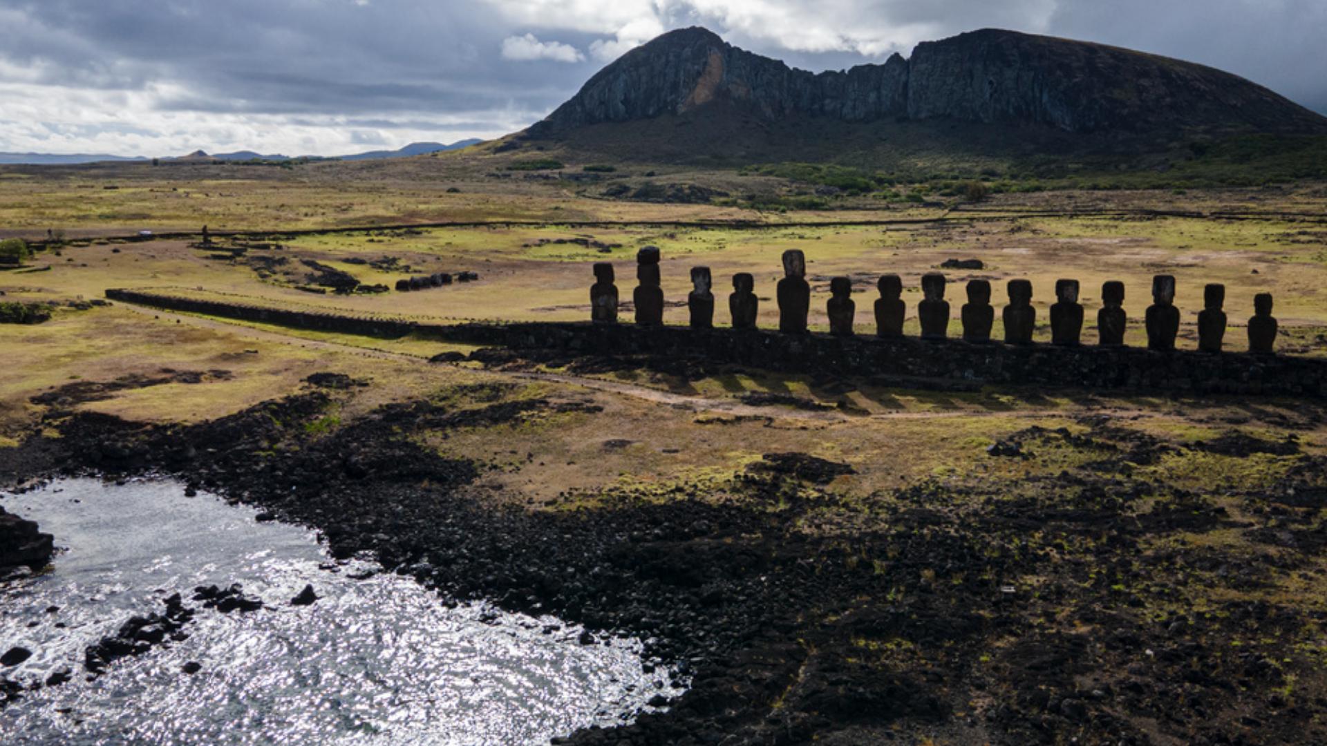 Rising seas threaten Easter Island's iconic moai statues | king5.com