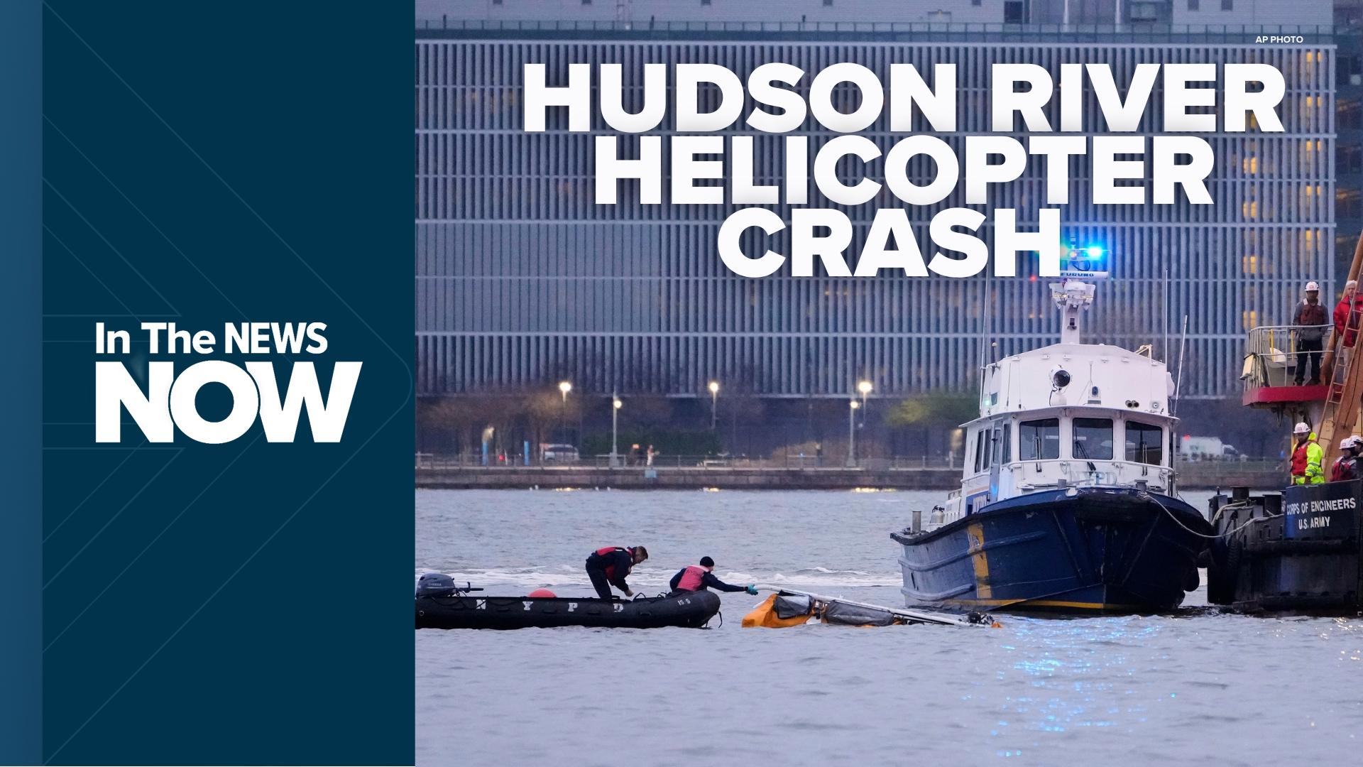 Helicopter crashes into Hudson River | In The News Now | king5.com