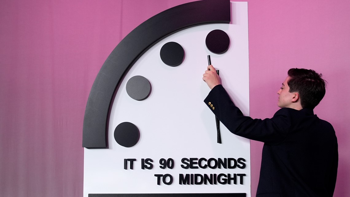 Doomsday Clock 2024: Clock remains at 90 seconds to midnight | king5.com