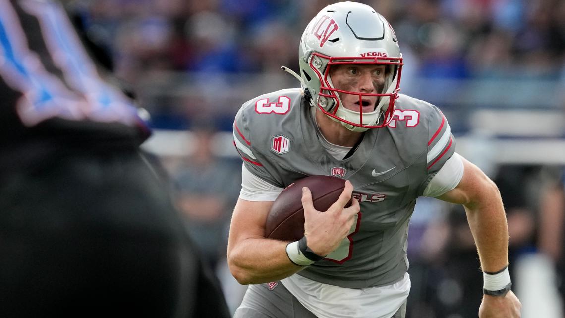 UNLV quarterback Matthew Sluka sitting out rest of 2024 season | king5.com