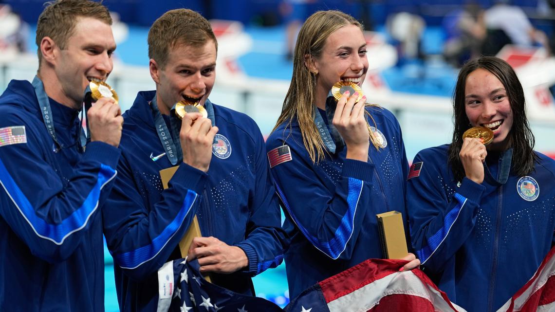Medal count: Saturday was USA's most medals in 1 day since 1988 | king5.com