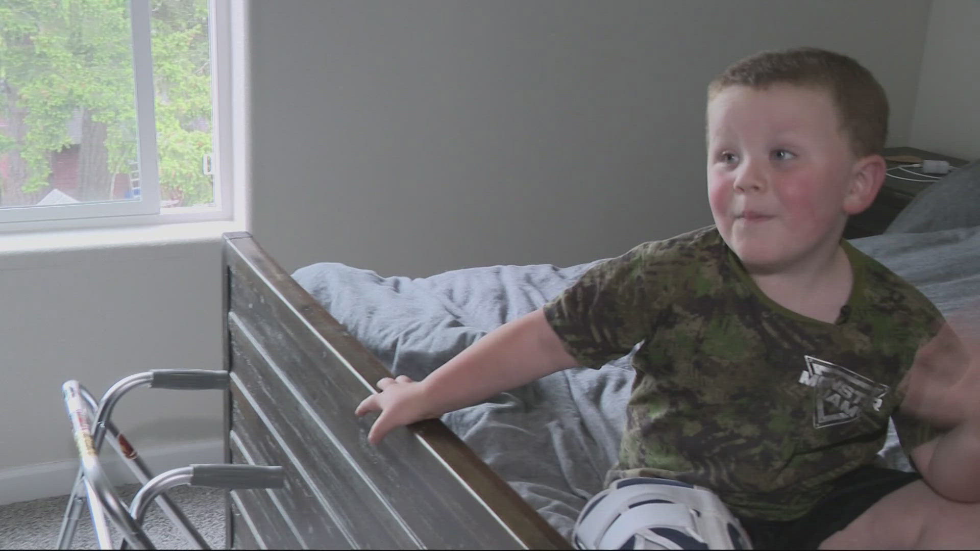 Young Oregon boy recovering after falling through window screen at new ...