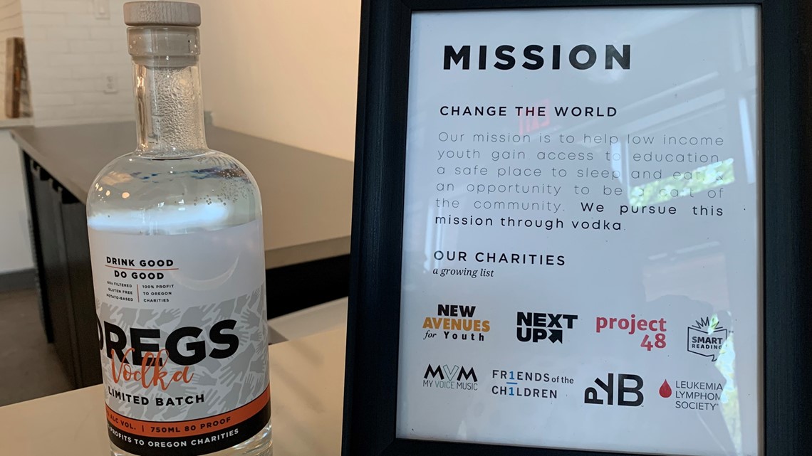 Oregon vodka brand donates all profits to youth-focused charities ...