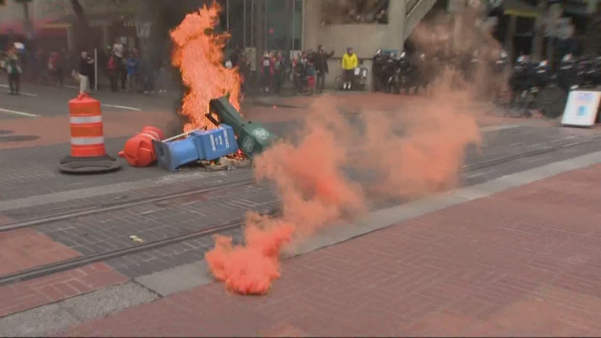 Mayor on May Day riot: 'That's not political speech. That's crime ...