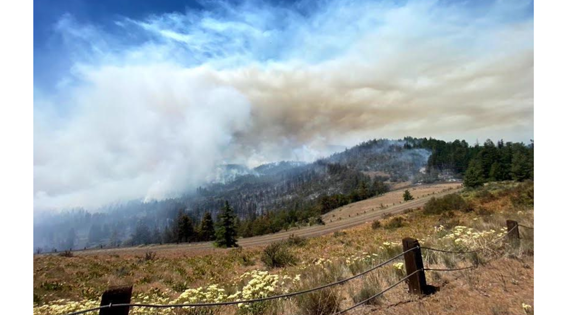 S-503 Fire burning southeast of Mt. Hood near Warm Springs | king5.com