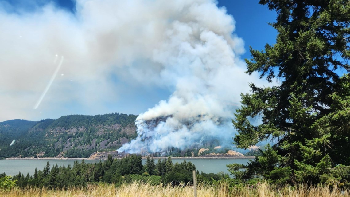 Tunnel 5 Fire grows to 533 acres in Skamania County, Wash. | king5.com