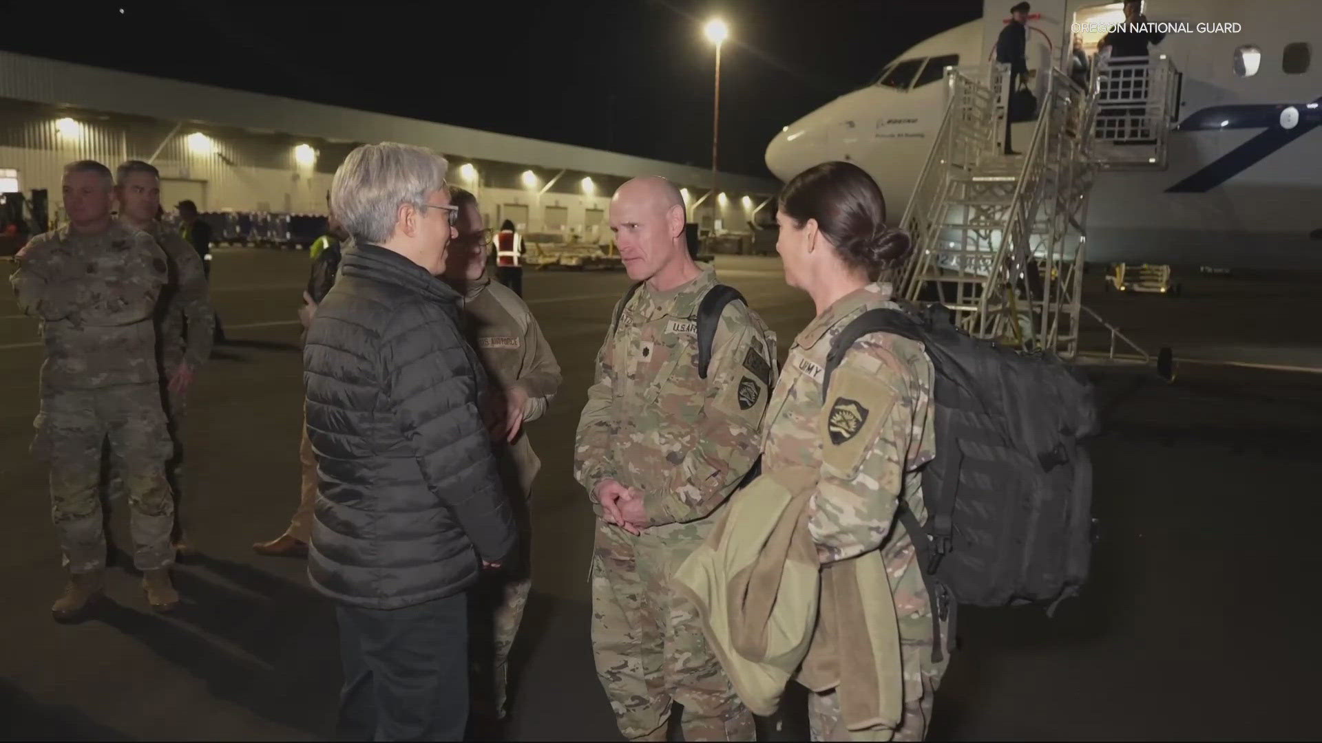 Oregon National Guard members return home after demobilization | king5.com