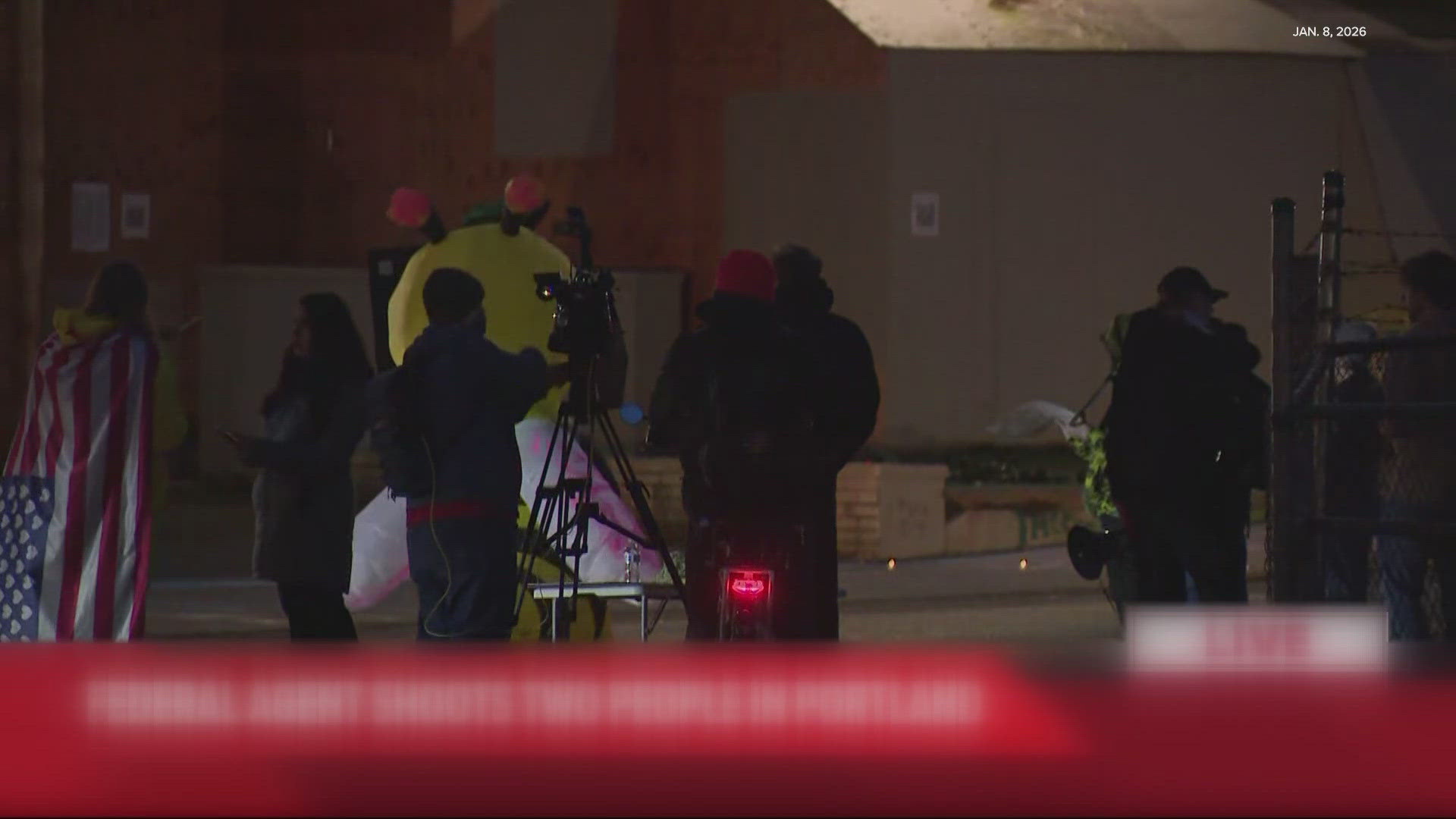 Police arrest 6 people at Portland ICE facility protest | king5.com