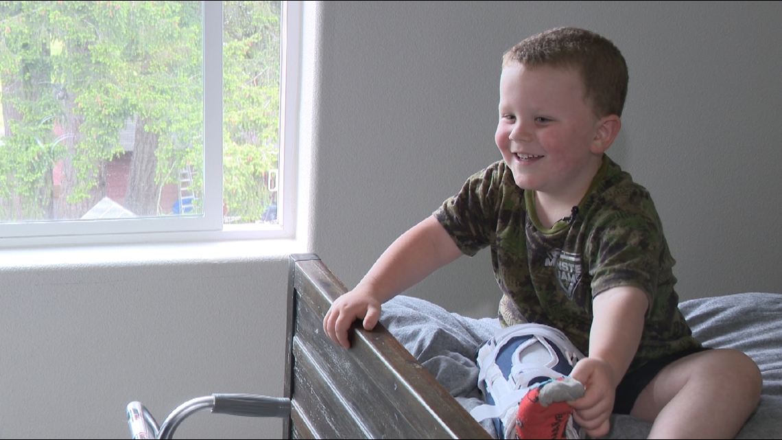 Young Oregon boy recovering after falling through window screen at new ...