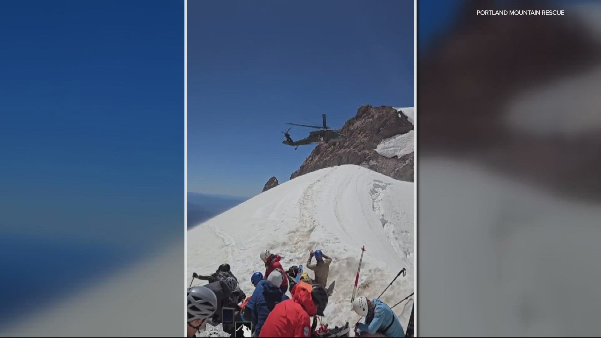 Man airlifted after 700-foot fall down Mount Hood | king5.com