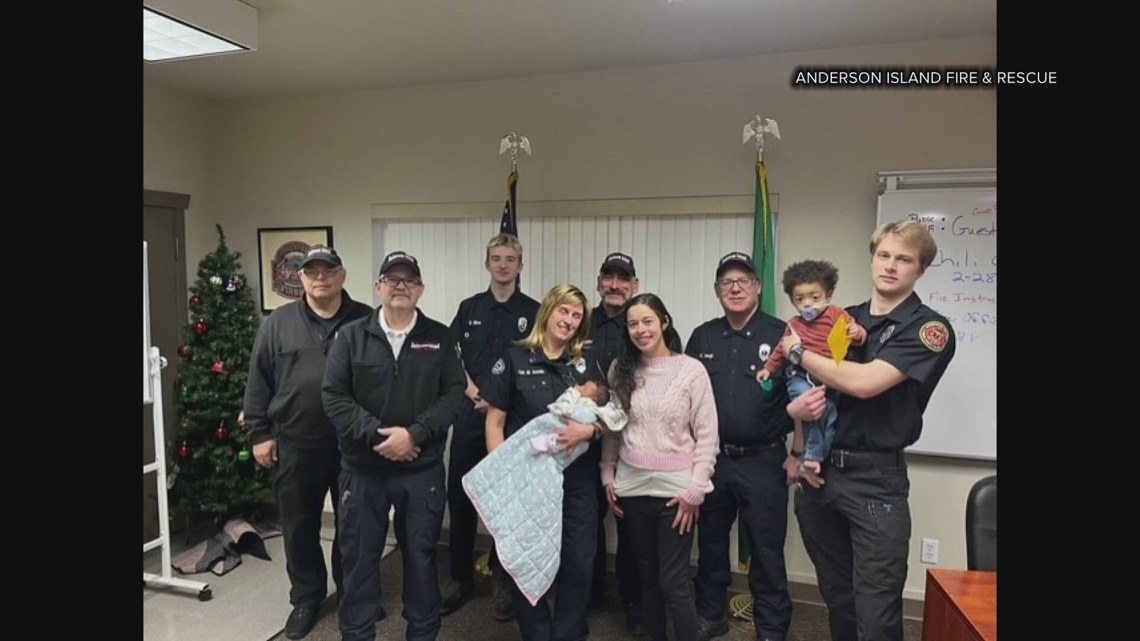 Christmas baby born on fire dept. boat | king5.com