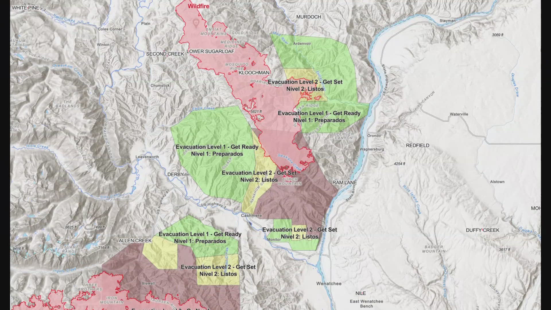 Fire closes Blewett Pass between Cle Elum, Wenatchee | king5.com