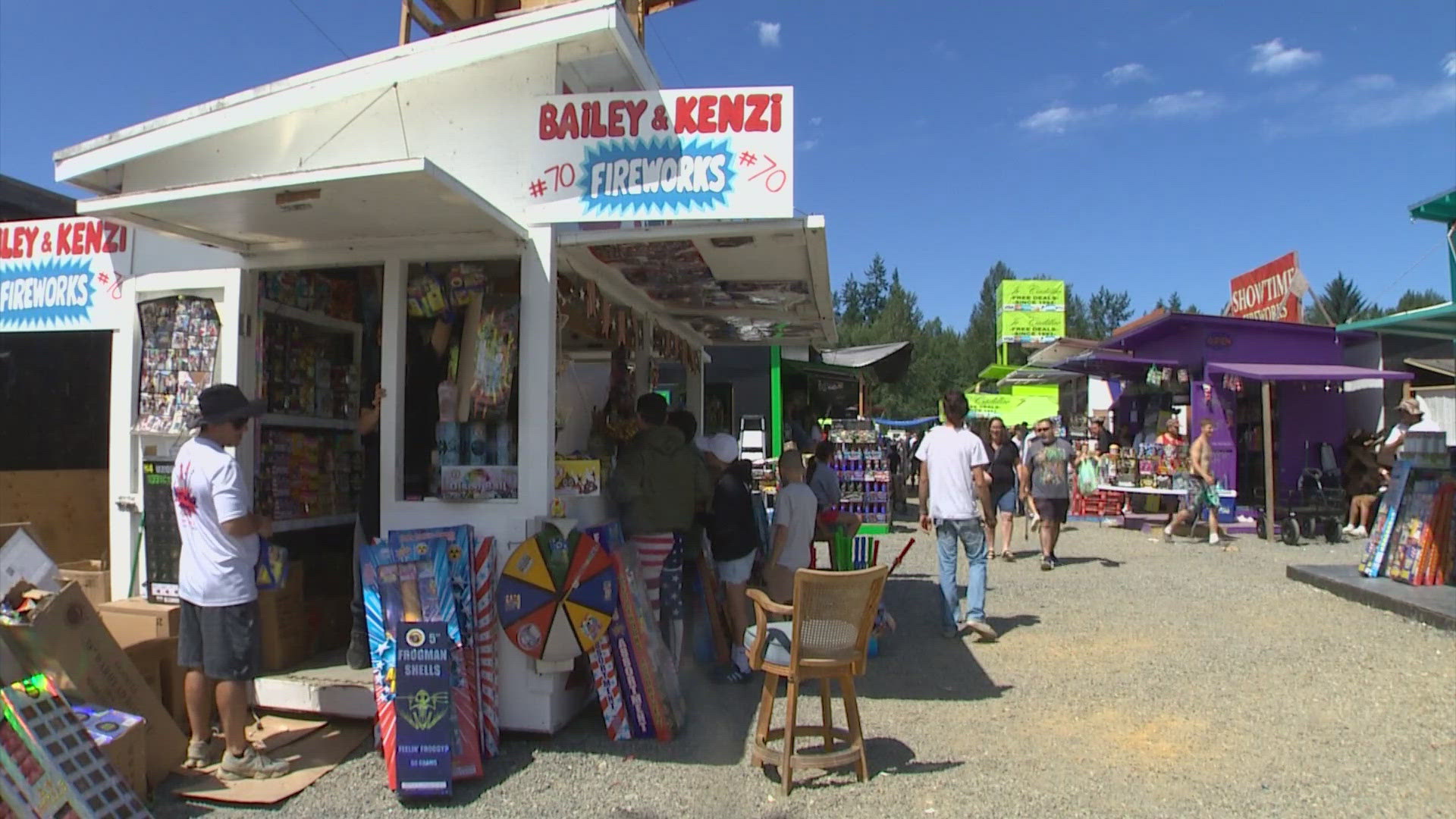 Fireworks vendors at Tulalip's Boom City see surge in sales | king5.com
