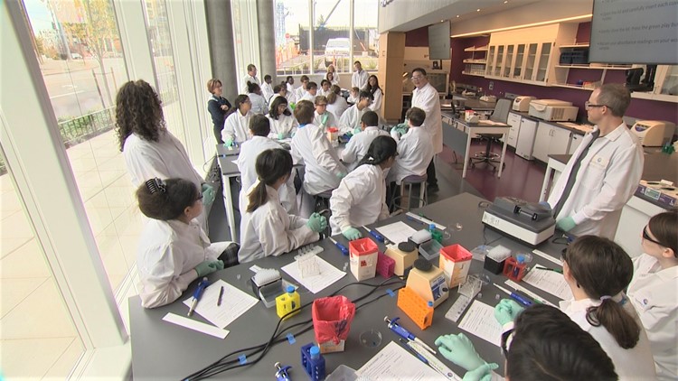Students get hands-on experience at Seattle Children's new research ...