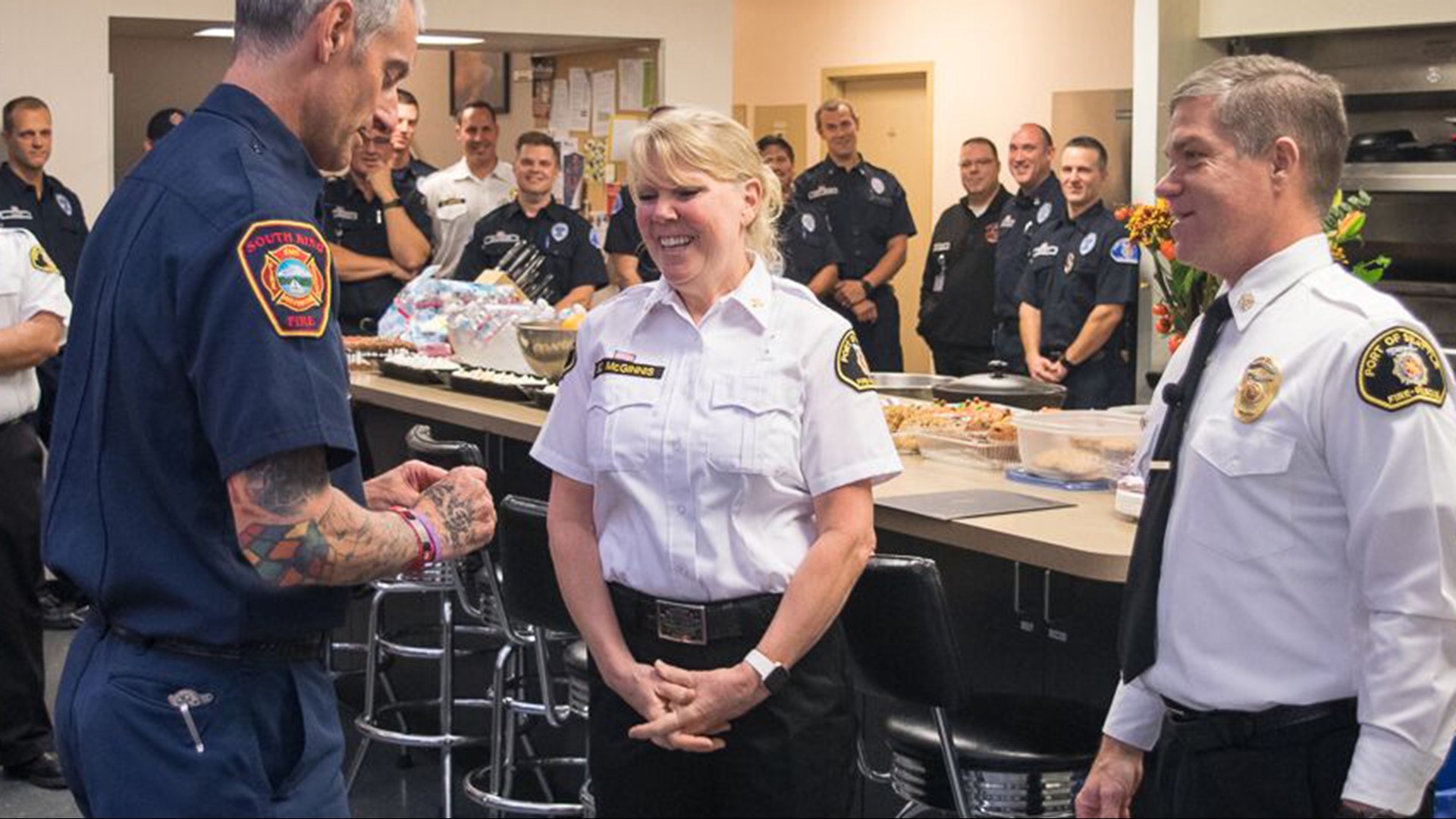 The Port of Seattle Fire Department promotes first female Battalion ...