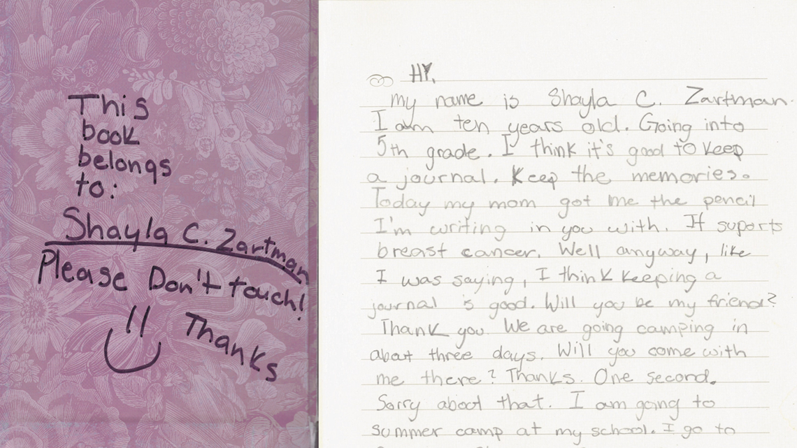 Shayla Zartman's Journal Entries | king5.com