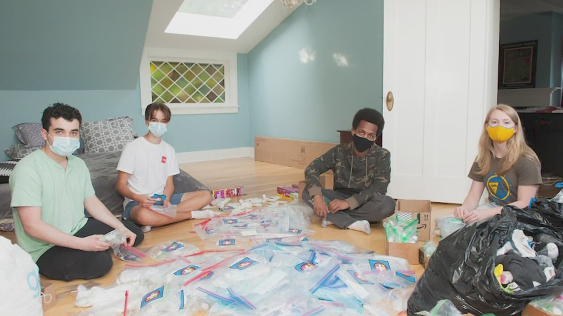 Seattle students create 'Project Prevent' to help homeless fight COVID ...