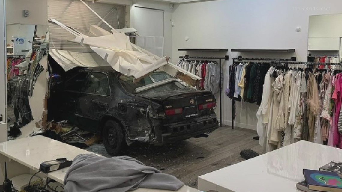 Popular Seattle consignment shop reopens after burglars drive car ...