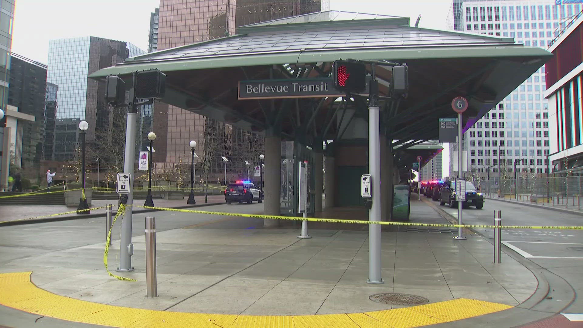 Bellevue Transit Center remains closed after police-involved shooting ...