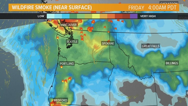 Seattle smoke forecast: Air quality to worsen this weekend | king5.com