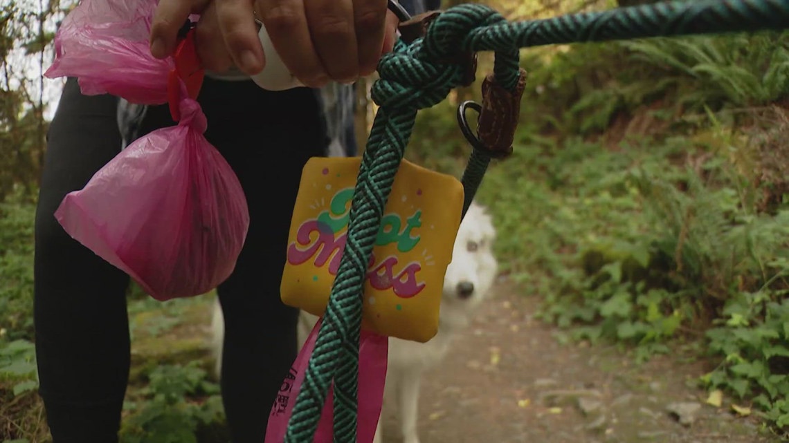 Biodegradable bags causing 'poop bombs' on local trails | king5.com