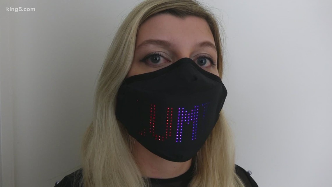 A Seattle startup shines light on the face masks of the future | king5.com