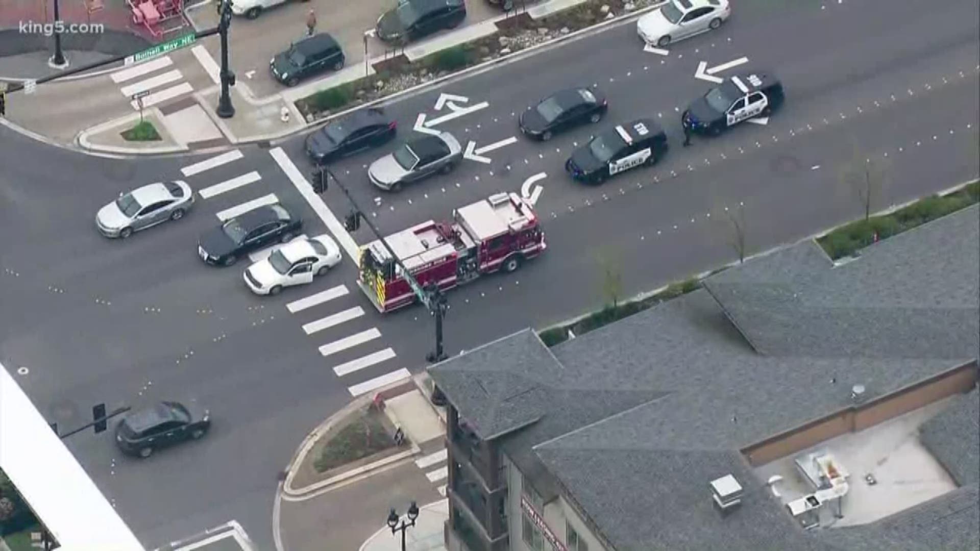 Driver intentionally hit 2 pedestrians, Bothell police say | king5.com