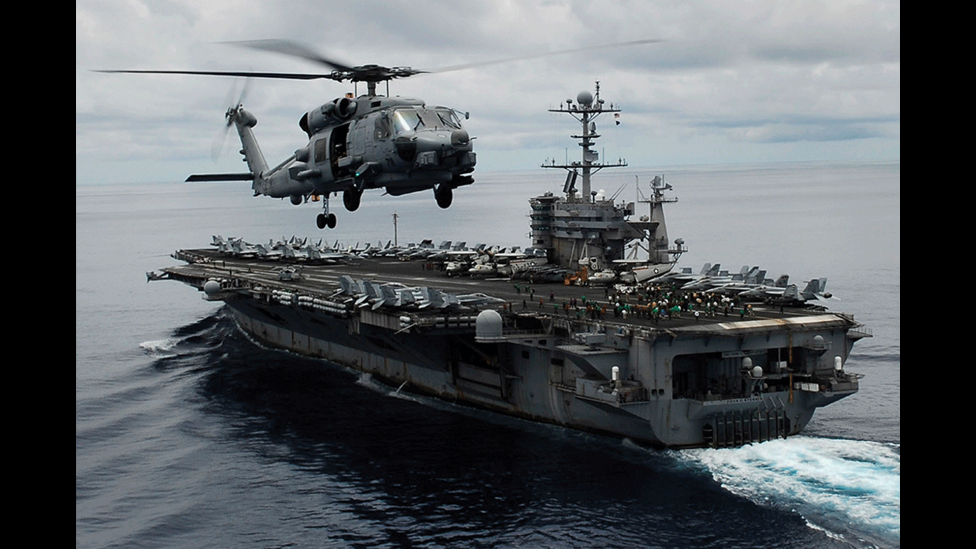 Stennis heads back to sea to train for deployment | king5.com