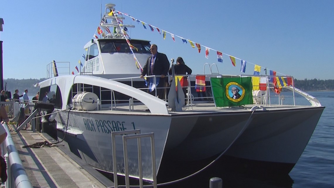 Kitsap Transit expanding Bremerton-Seattle fast ferry service | king5.com