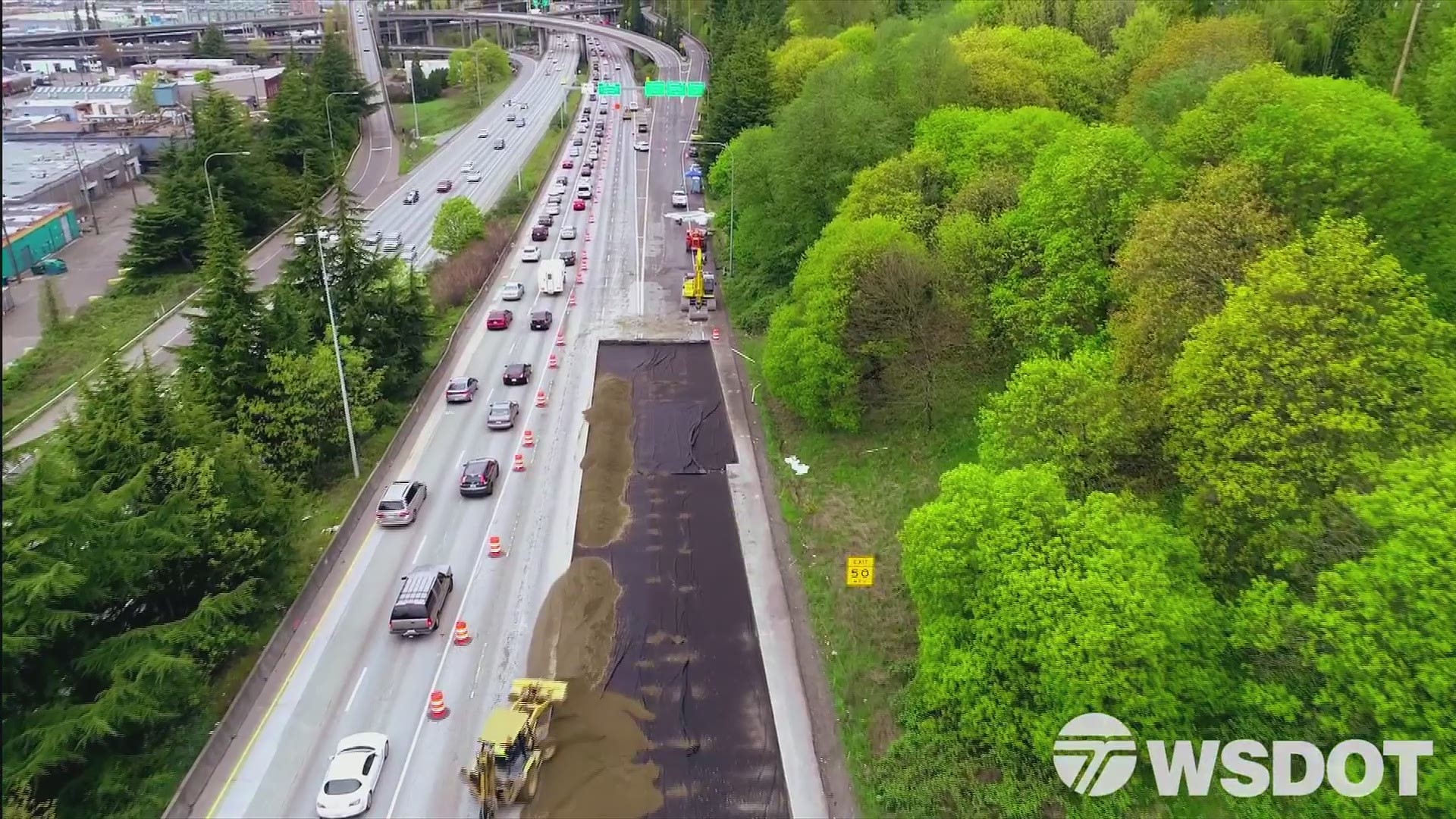 SB I-5 lanes closed overnight this weekend for Revive I-5 work in ...