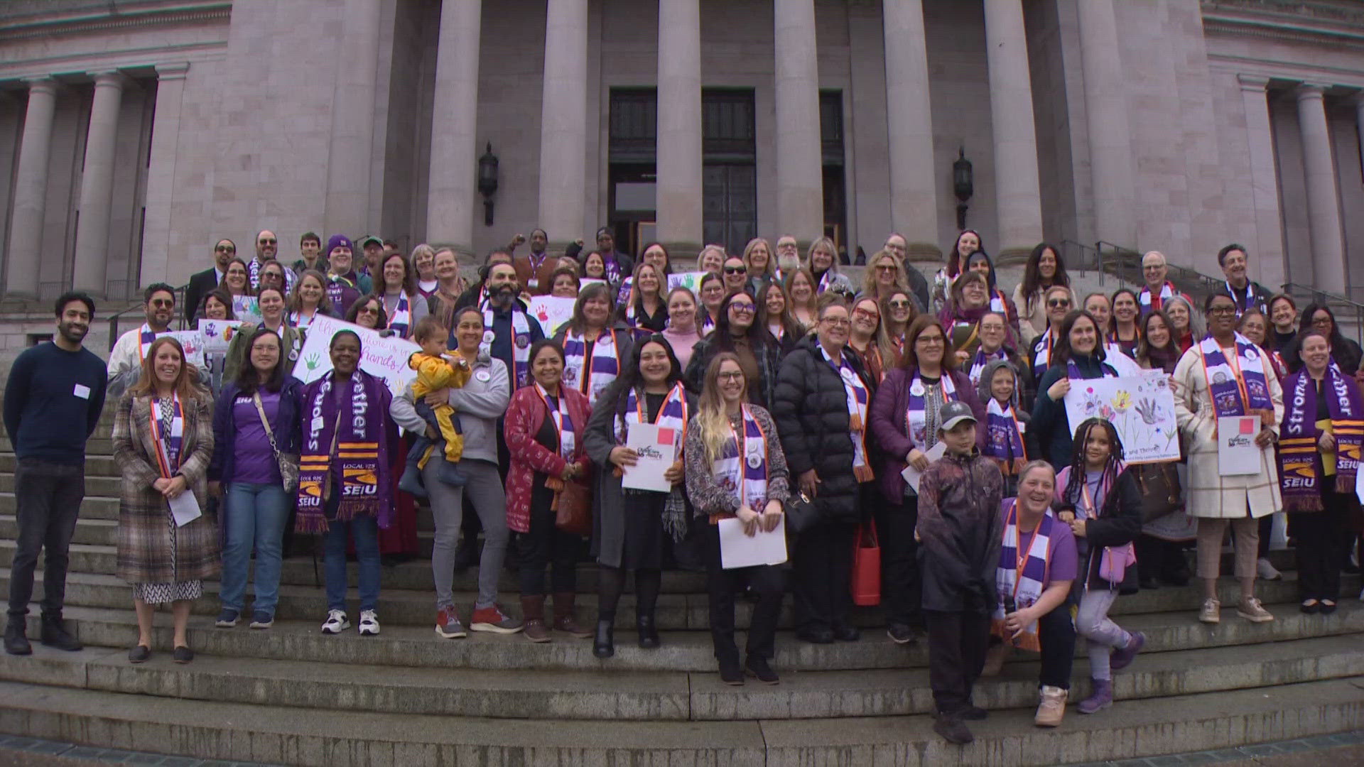 Washington advocates rally against proposed child care budget cuts ...