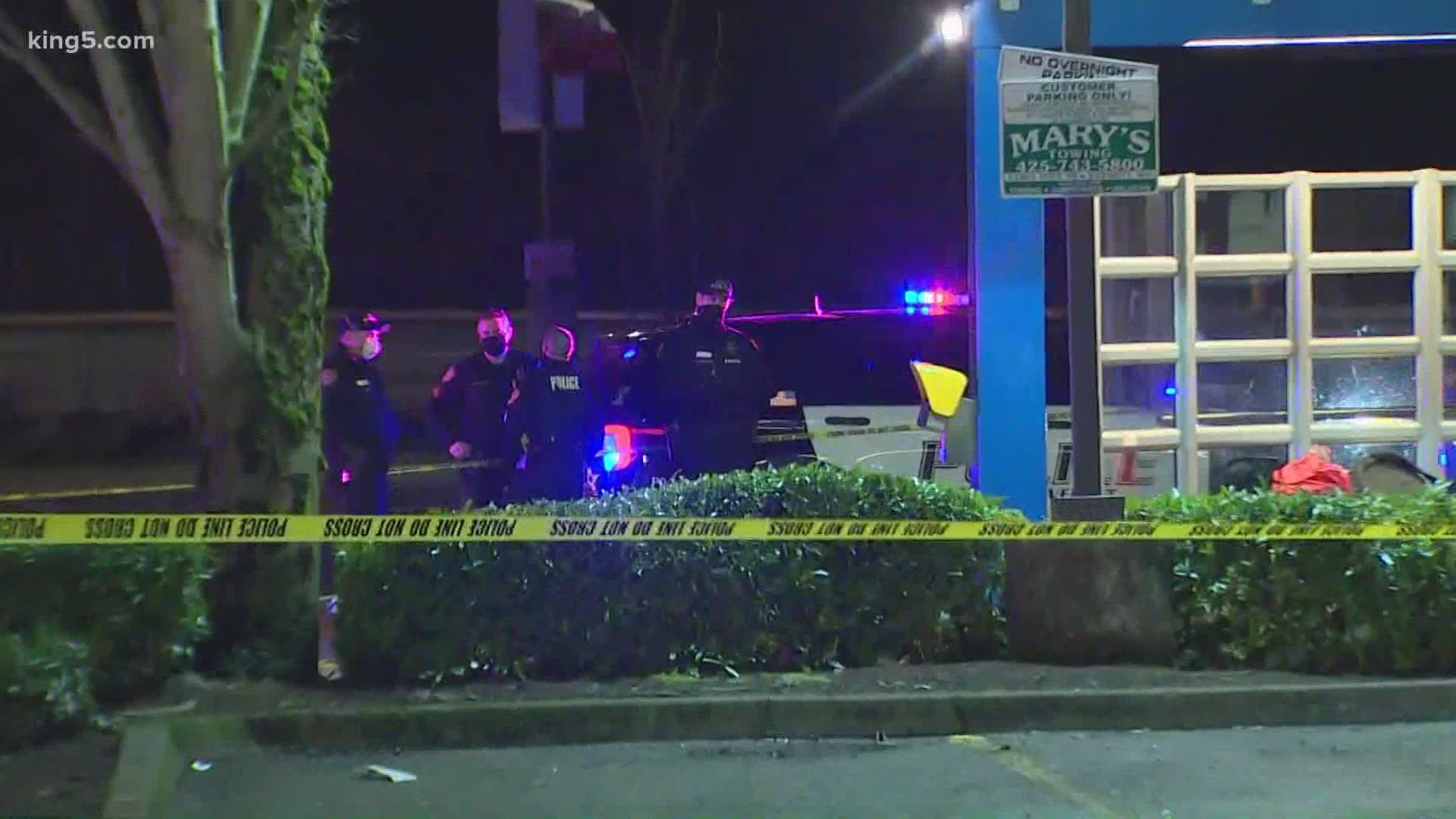 Suspect in custody after man shot at Everett bus stop | king5.com