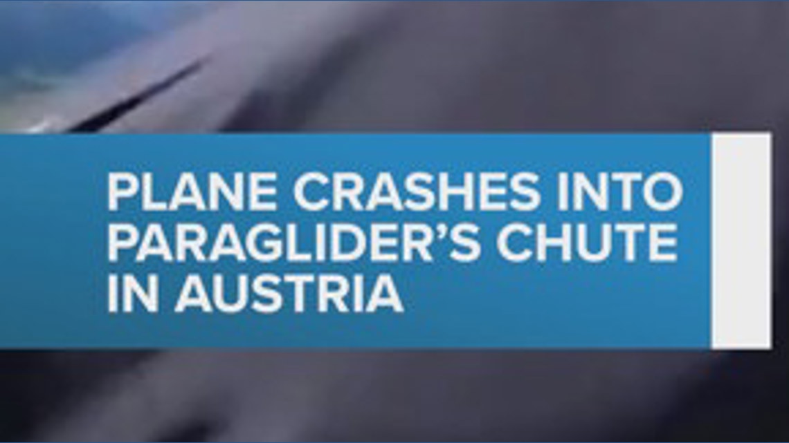 Plane hits paraglider's parachute | king5.com