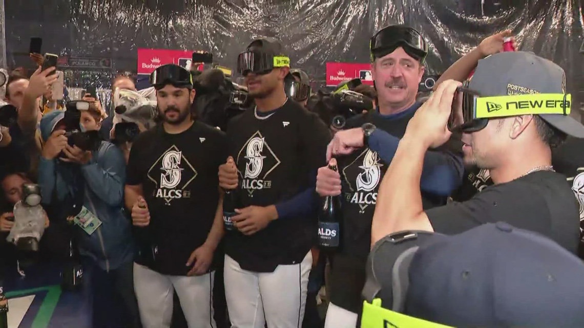 Mariners win historic 15-inning Game 5 to reach ALCS | king5.com