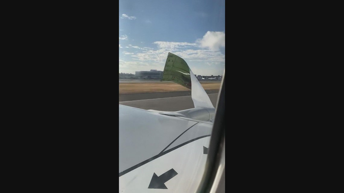 Alaska Airlines plane loses paneling shortly after departure from Sea ...
