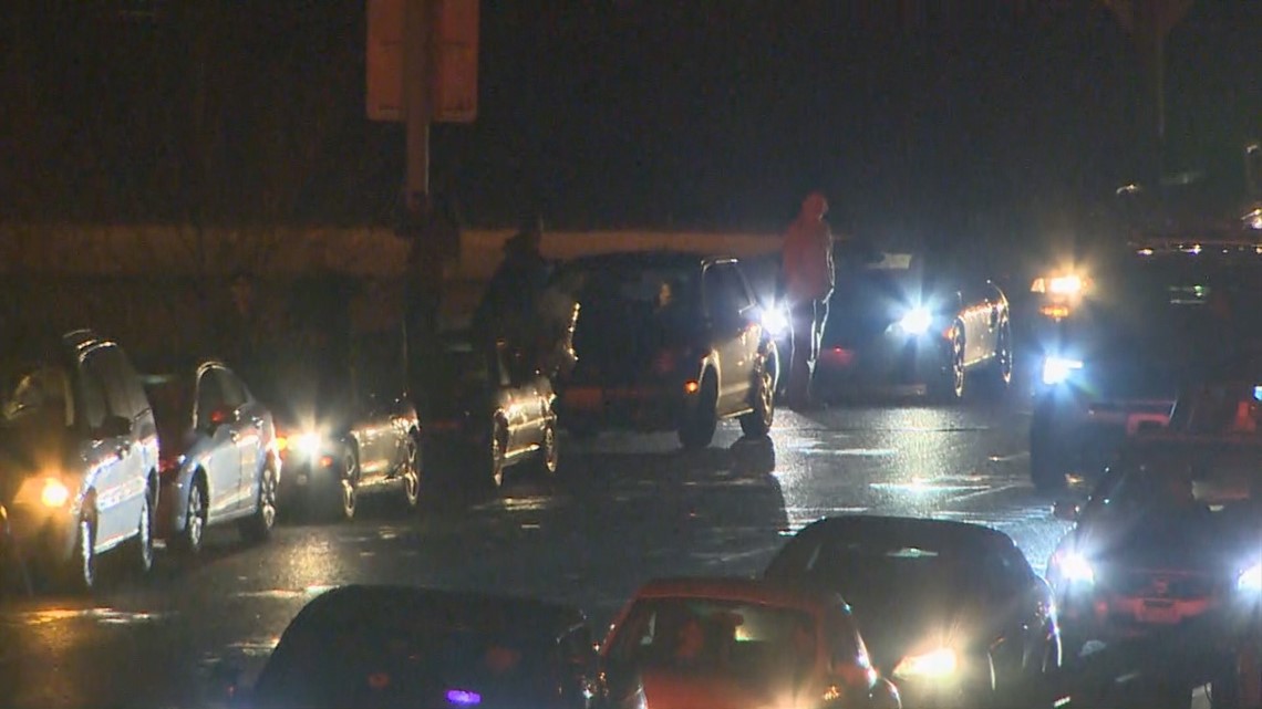 Guardian One chopper video captures Seattle viaduct party | king5.com