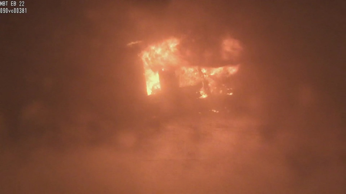 Eastbound I-90 reopens in Seattle 5 hours after motorhome fire caused by crash in tunnel | king5.com